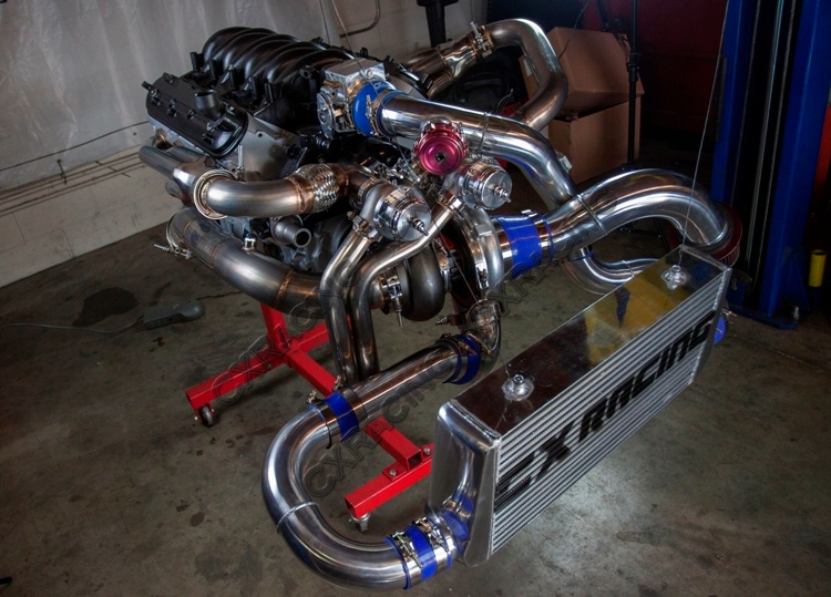 Turbo Manifold Header For 05-13 Chevrolet Corvette C6 LS LS3 NA-T