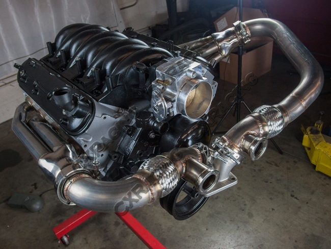 Turbo Manifold Header For 05-13 Chevrolet Corvette C6 LS LS3 NA-T