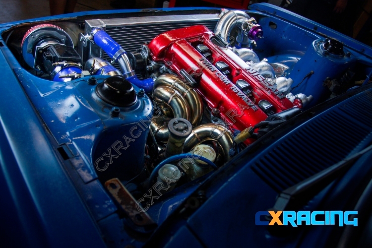 Thick Wall Turbo Manifold For Nissan S13 SR20DET SR20 2.5 Vband Outlet