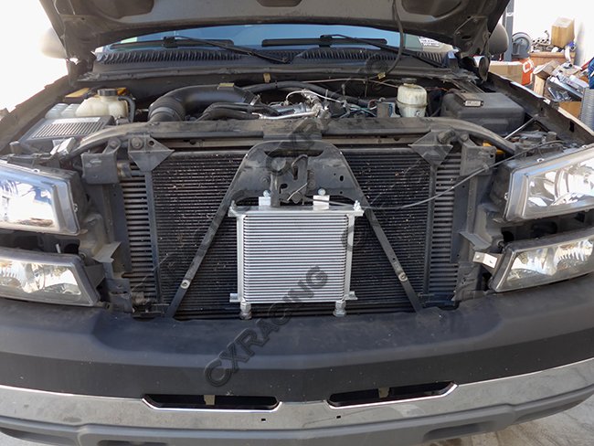 Trans Oil Cooler For 04-06 GM Chevrolet Silverado 1500HD/2500HD 6.6L ...