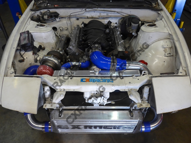 Radiator Hard Pipe Kit for LS1 / LSx Engine 240SX S13 S14 Swap