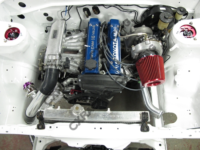 Aluminum Coolant Radiator For 84-87 Toyota Corolla AE86 Body GTS /SR5 ...