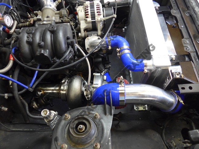 Single Turbo Manifold Downpipe Intercooler Kit For Mazda RX7 SA FB 13B RX-7