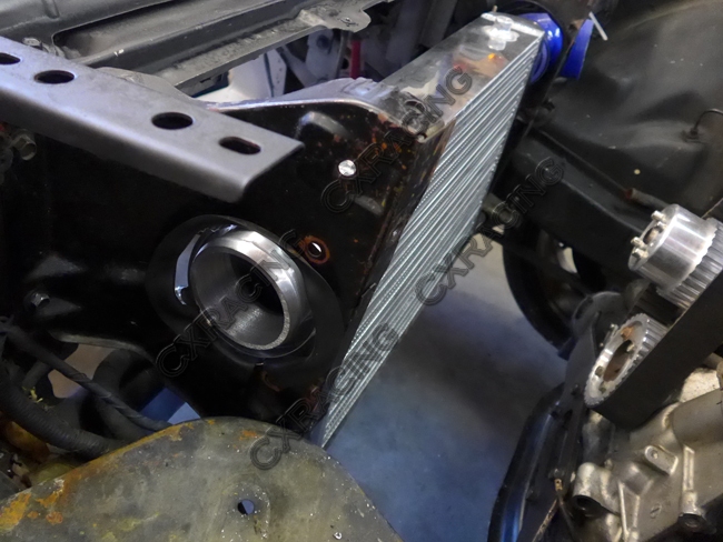 Single Turbo Manifold Downpipe Intercooler Kit For Mazda RX7 SA FB 13B RX-7