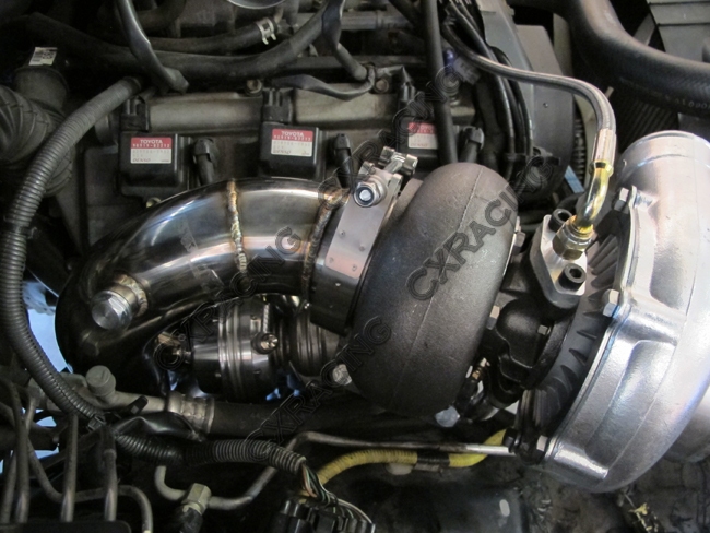 Turbo Kit intercooler Manifold Downpipe for 95-04 Tacoma 5VZFE 5VZ-FE 5VZ