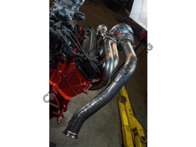 Twin Turbo Header Intercooler Kit For 64-67 Chevelle BBC Big Block 396 ...