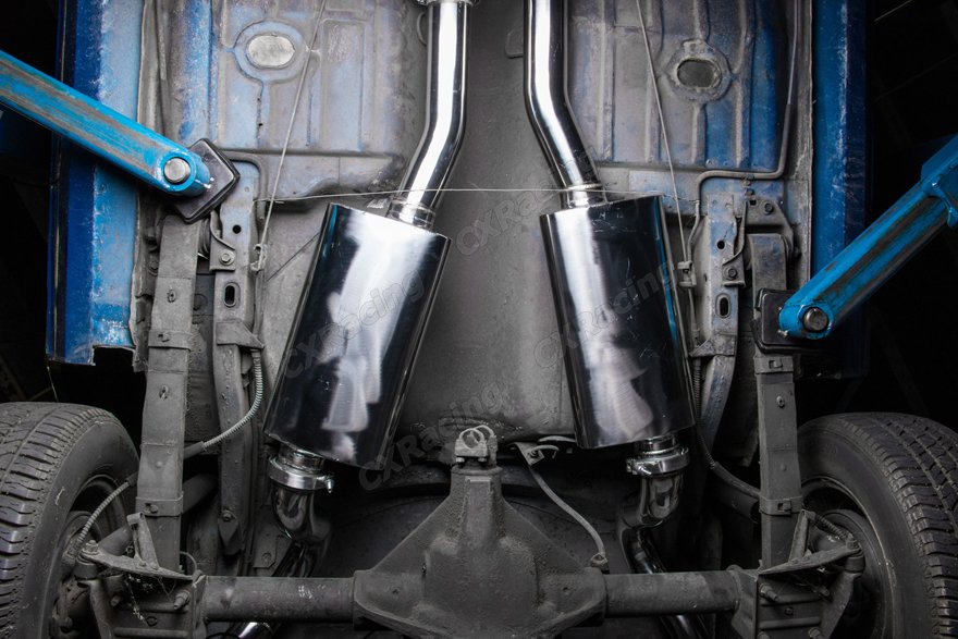 Twin Turbo Manifold Header Intercooler Exhaust Catback Kit for 67-69 ...