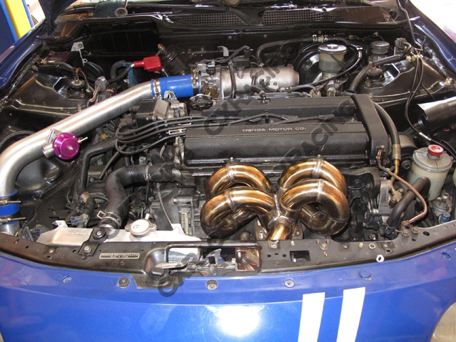 GT35 Turbo Kit RAM Thick Manifold For Civic Integra B18 LS GSR B-Series EK