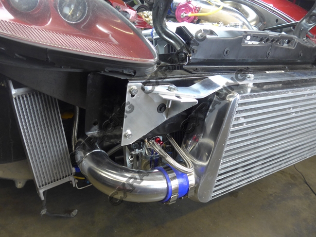 Turbo Manifold Header Downpipe Intercooler Piping Radiator For Corvette ...