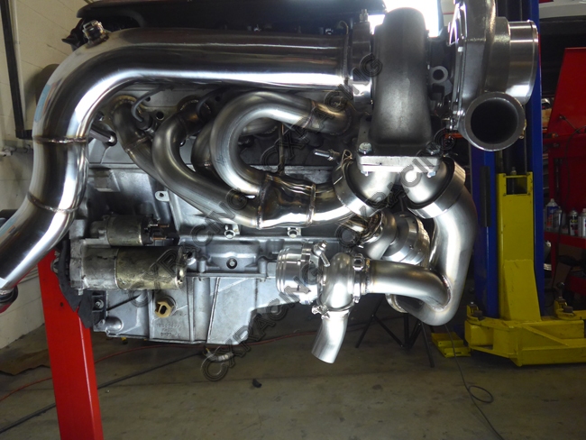 Turbo Manifold Downpipe Intercooler Kit 240SX S13 S14 LS1 LSx Engine Swap