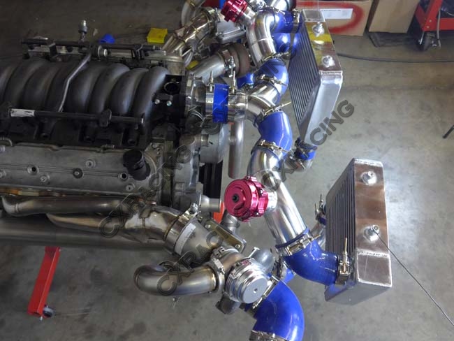 LS1 Twin Turbo Manifold Intercooler Kit Motor Mounts Oil Pan For 63-65 ...