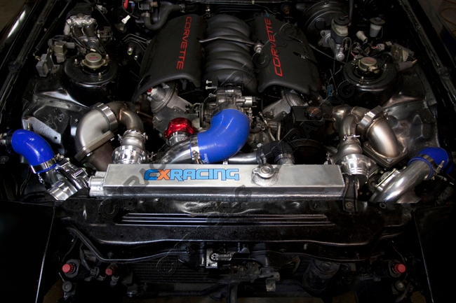 Twin Turbo Intercooler kit for 1986-1992 Toyota Supra MK3 with LS1 Swap