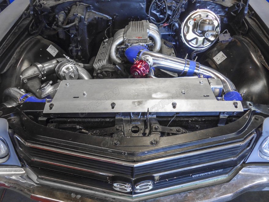 Turbo Header Kit For 68-72 Chevrolet Chevelle SBC Small Block Engine