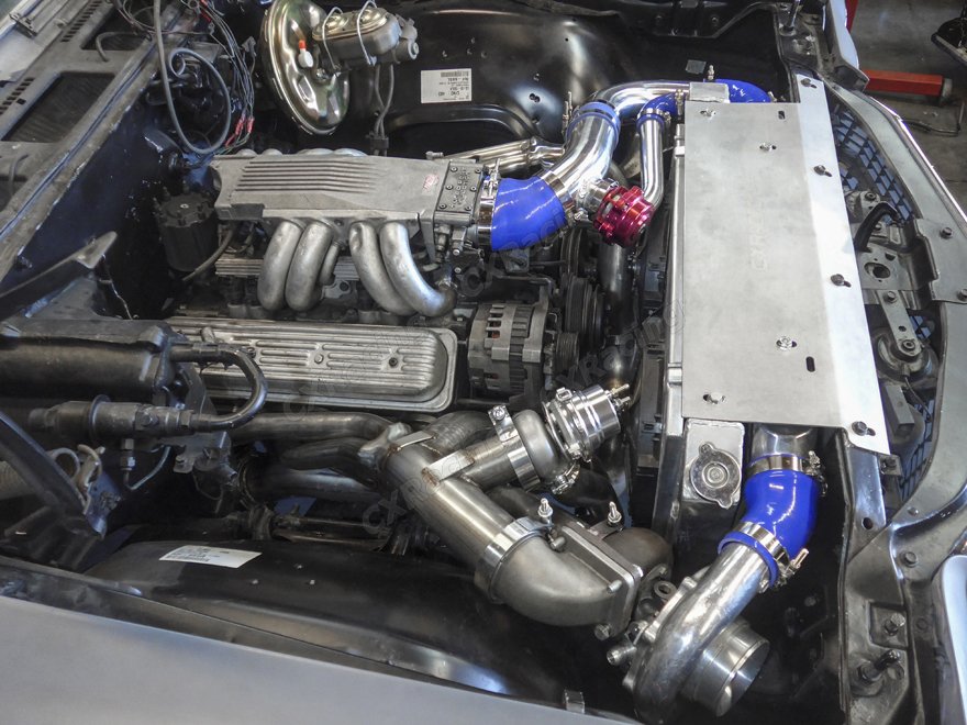 Turbo Header Kit For 68-72 Chevrolet Chevelle SBC Small Block Engine